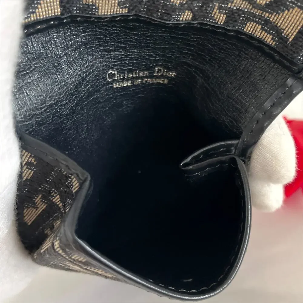 Dior | Bags | Dior Vintage Trotter Oblique Coin Purse Monogram Gold ...